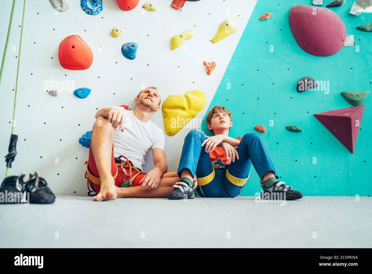 Together Mountain Climbing High Resolution Stock Photography and Images ...