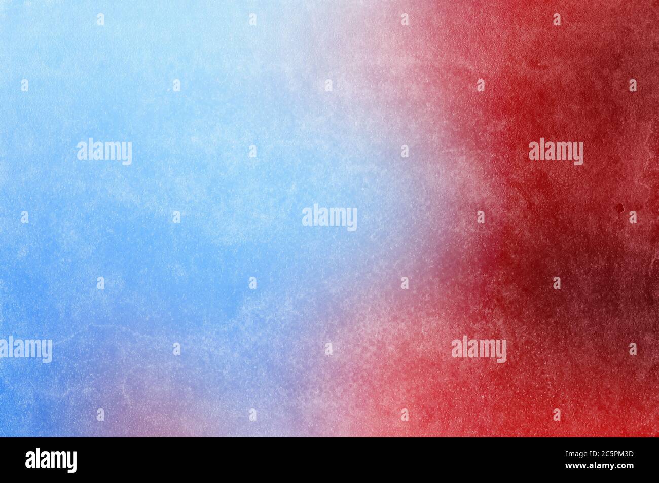 Modern grunge background in red and blue tones. Random paint mix on ...