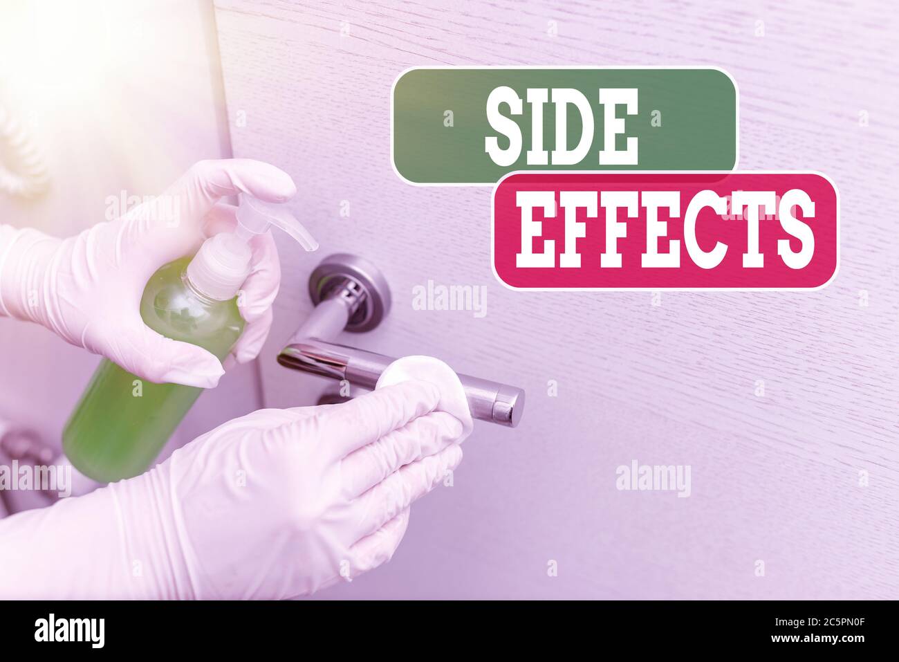 Conceptual hand writing showing Side Effects. Concept meaning Typically ...