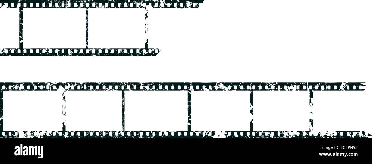 Empty frame of photographic analog film, camera film, grungy photo ...