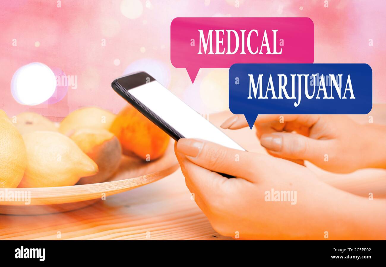 Word writing text Medical Marijuana. Business photo showcasing ...