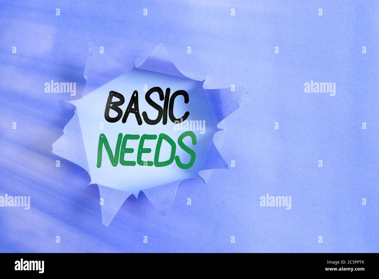 Writing note showing Basic Needs. Business concept for necessary to ...