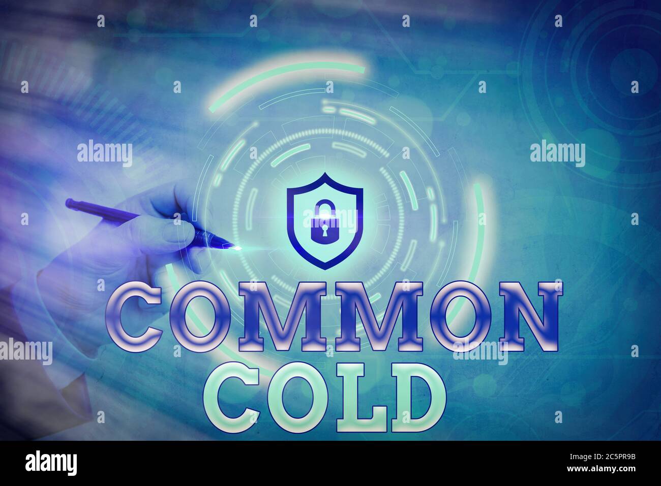 Conceptual hand writing showing Common Cold. Concept meaning viral ...