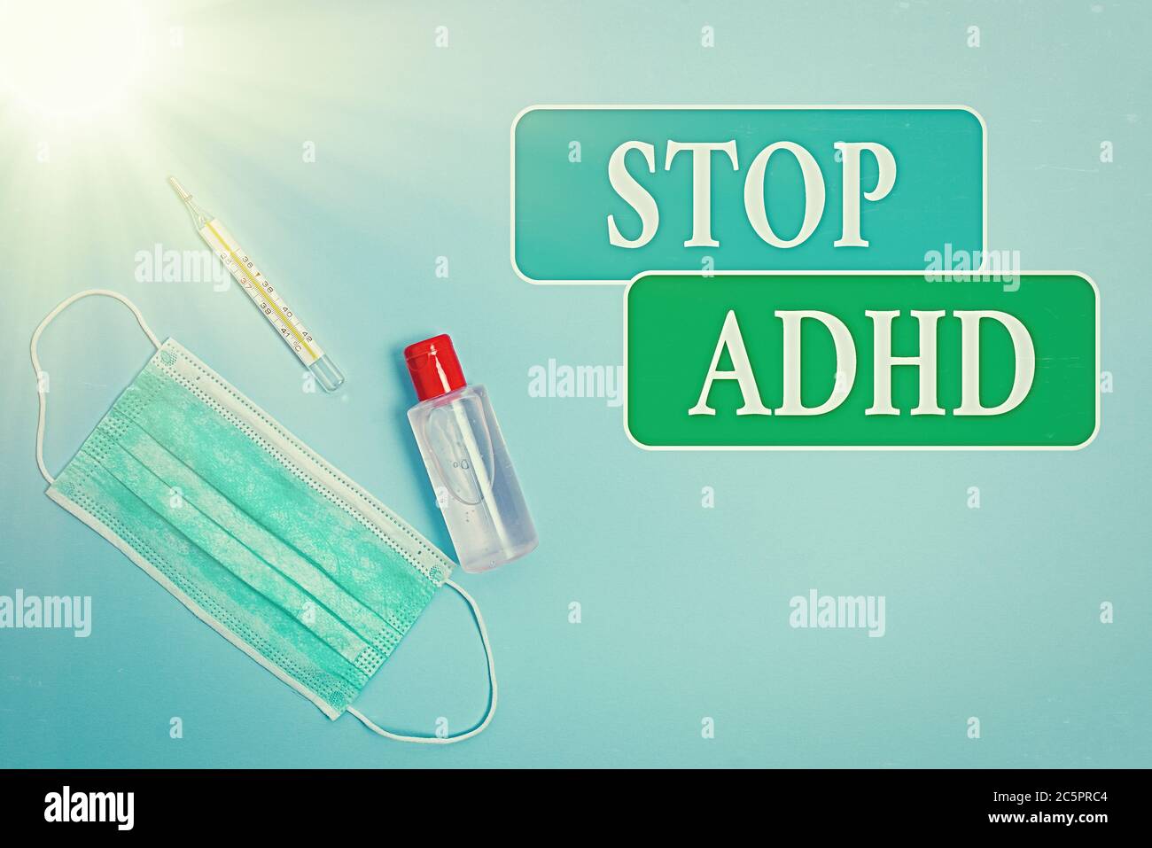 Writing note showing Stop Adhd. Business concept for treat a disorder ...