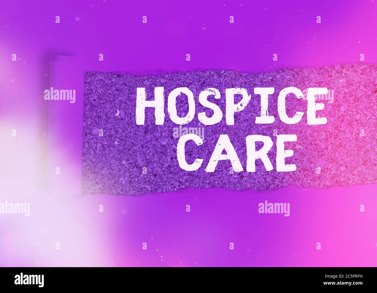 Word writing text Hospice Care. Business photo showcasing focuses on ...