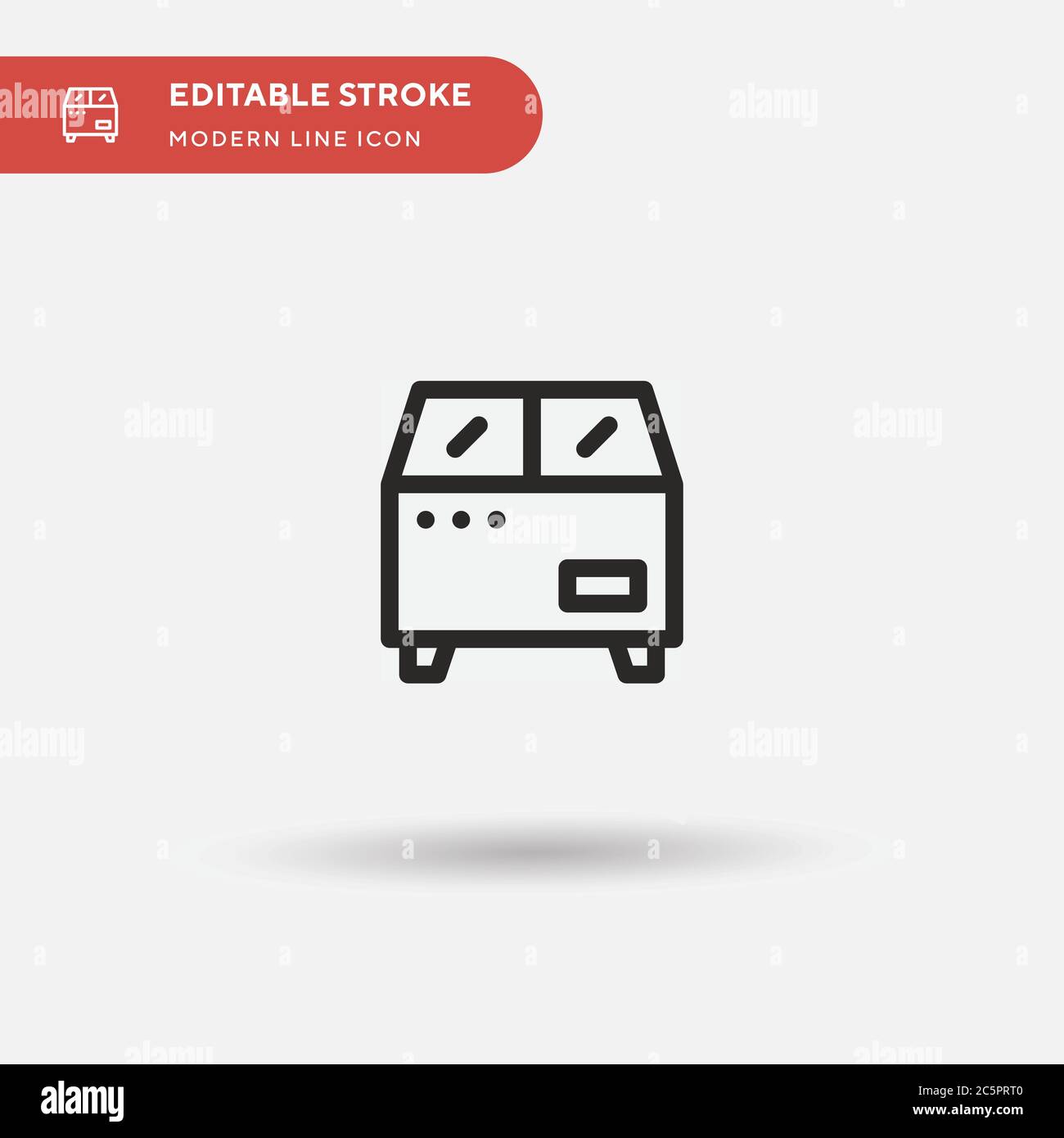 Freezer Simple vector icon. Illustration symbol design template for web ...