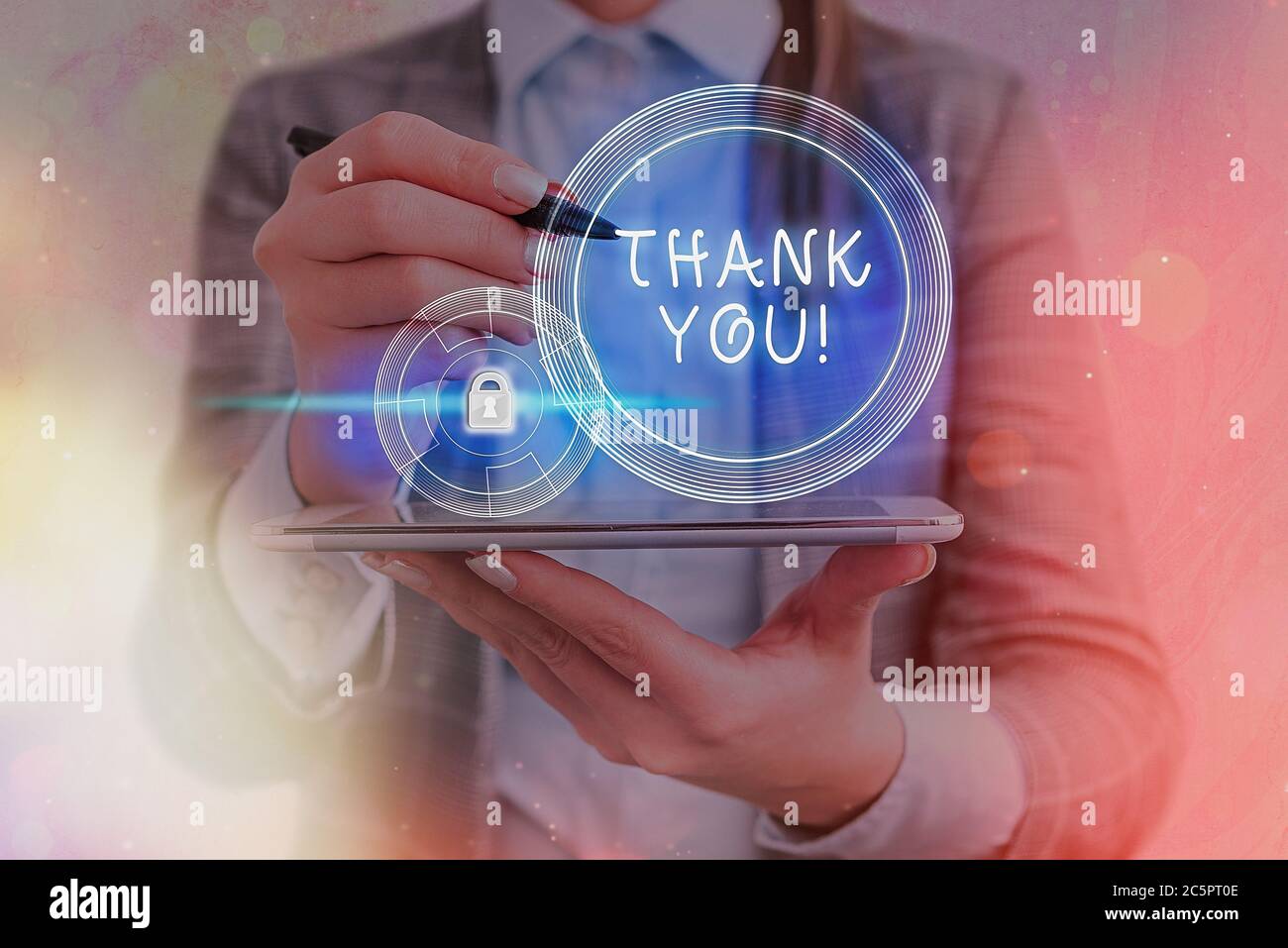 Text sign showing Thank You. Business photo showcasing polite ...