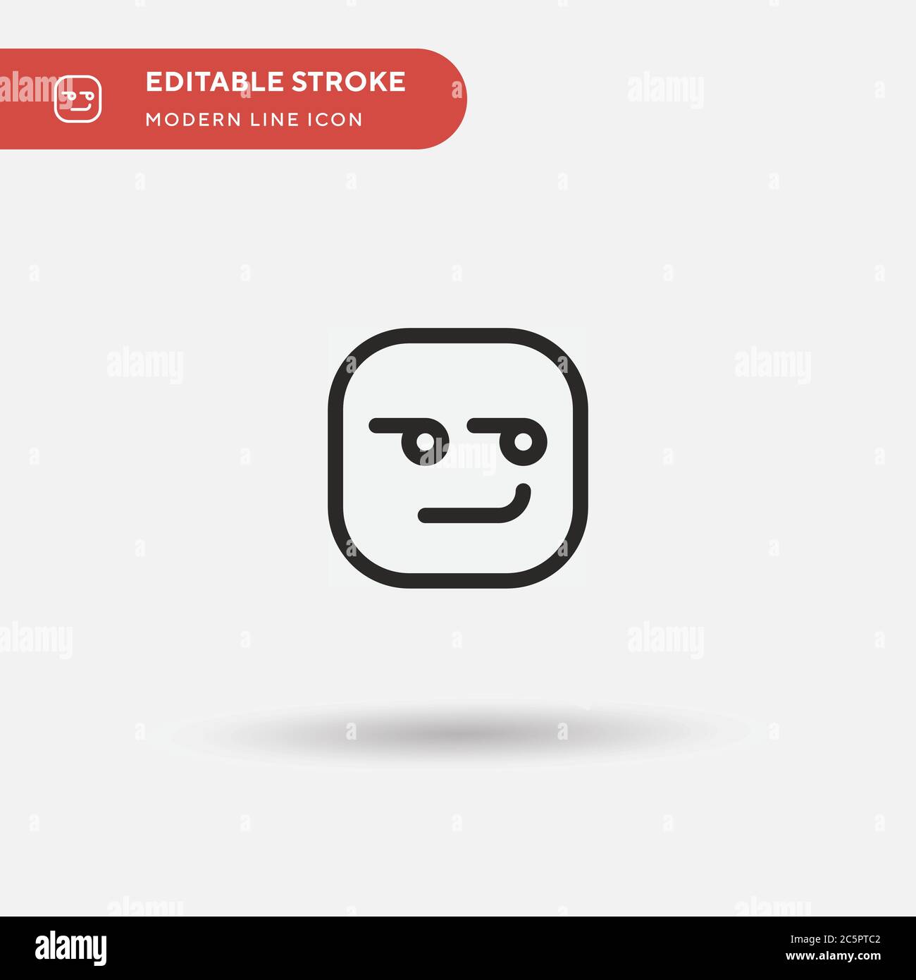 Cynical Simple vector icon. Illustration symbol design template for web ...