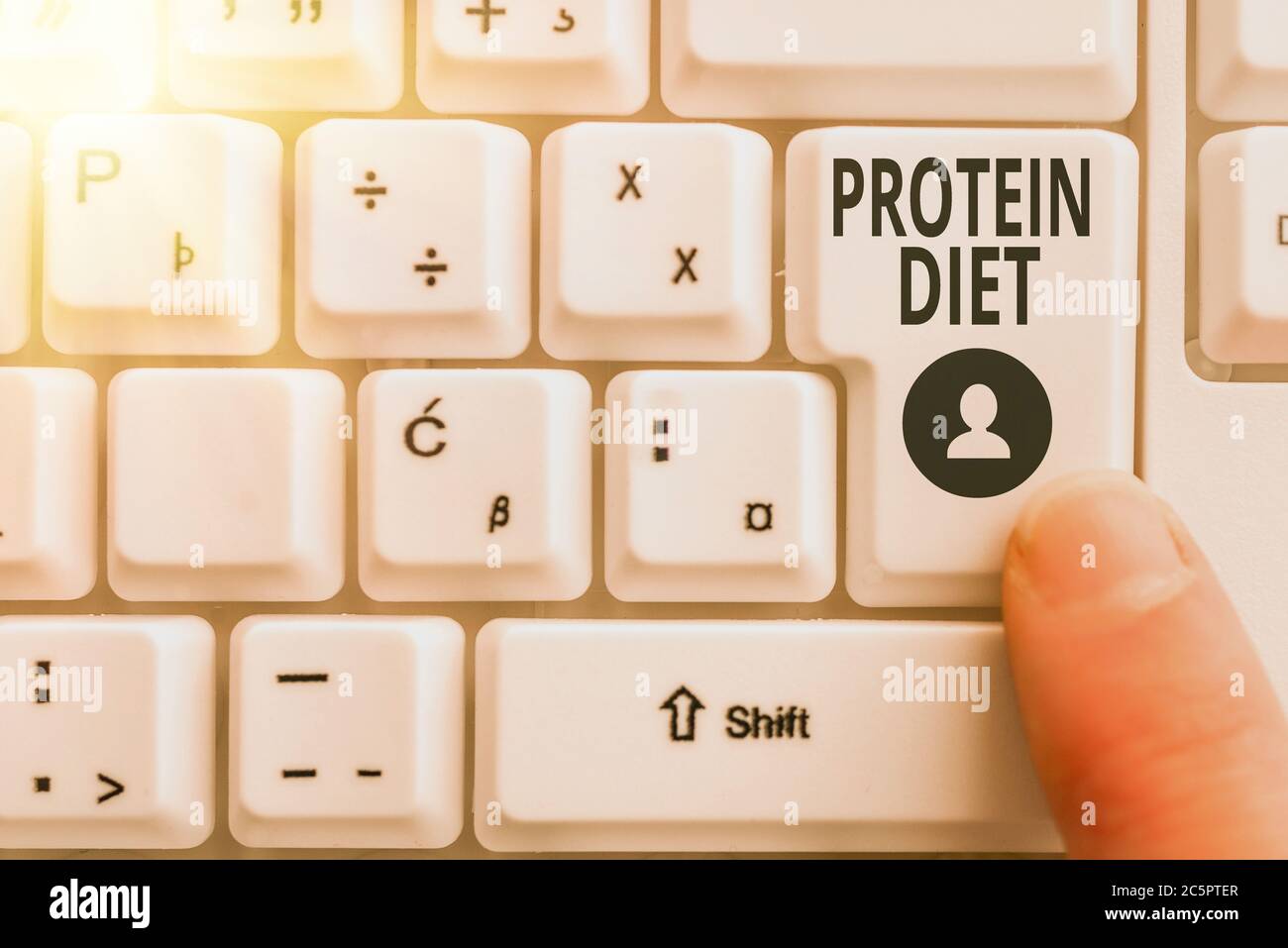 Word writing text Protein Diet. Business photo showcasing consumption ...