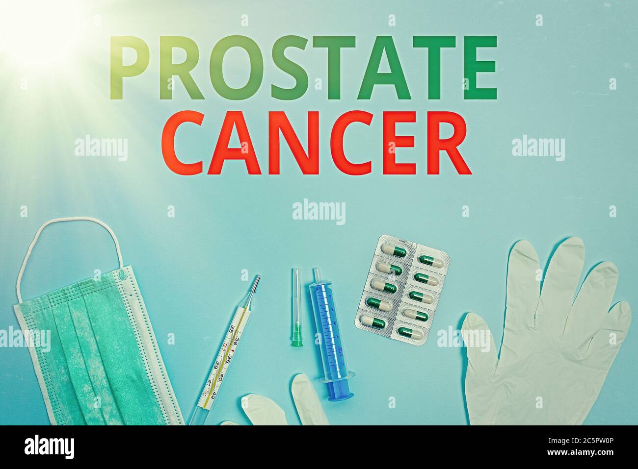 Text sign showing Prostate Cancer. Business photo text development of ...