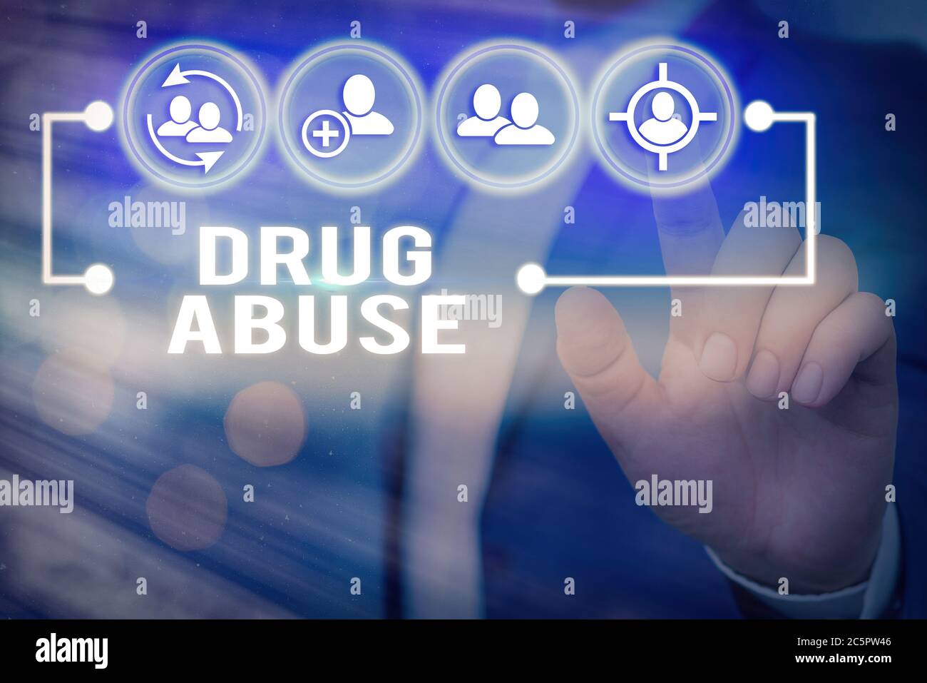 Handwriting text writing Drug Abuse. Conceptual photo the habitual ...