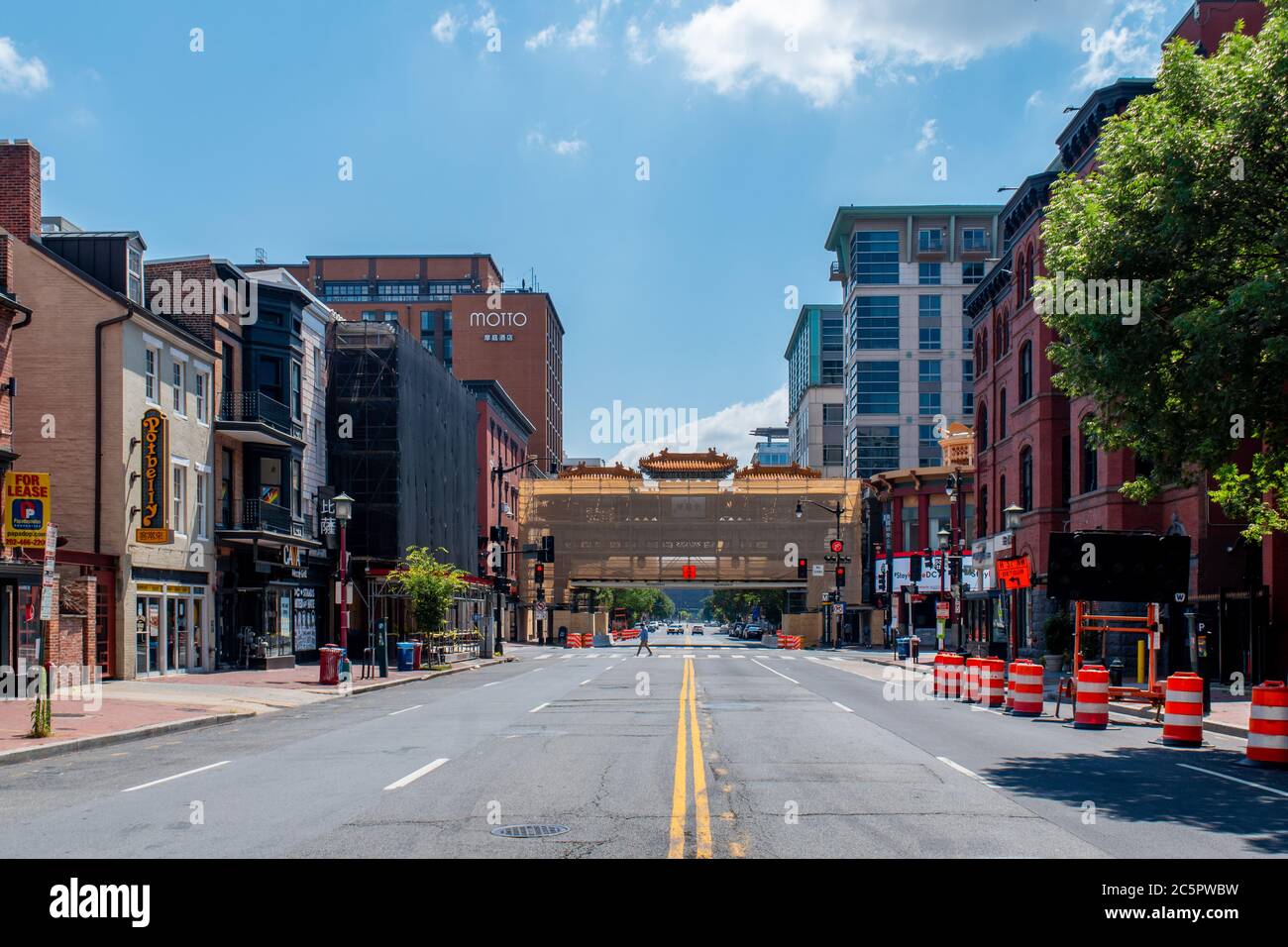 Washington, D.C. / USA - July 04 2020: Iconic Chinatown gates in DC ...