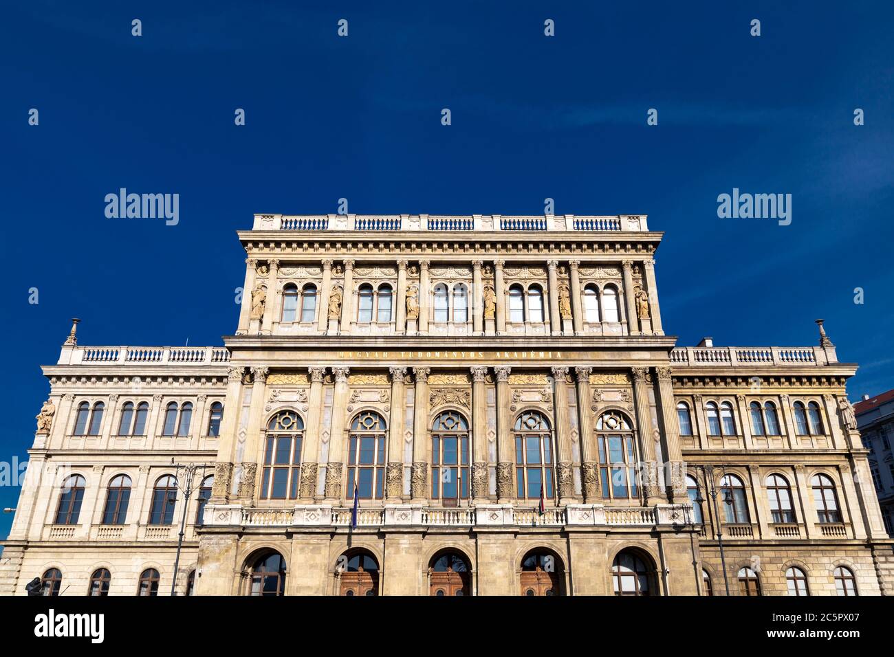 Exterior of the Hungarian Academy of Sciences (Magyar Tudományos ...