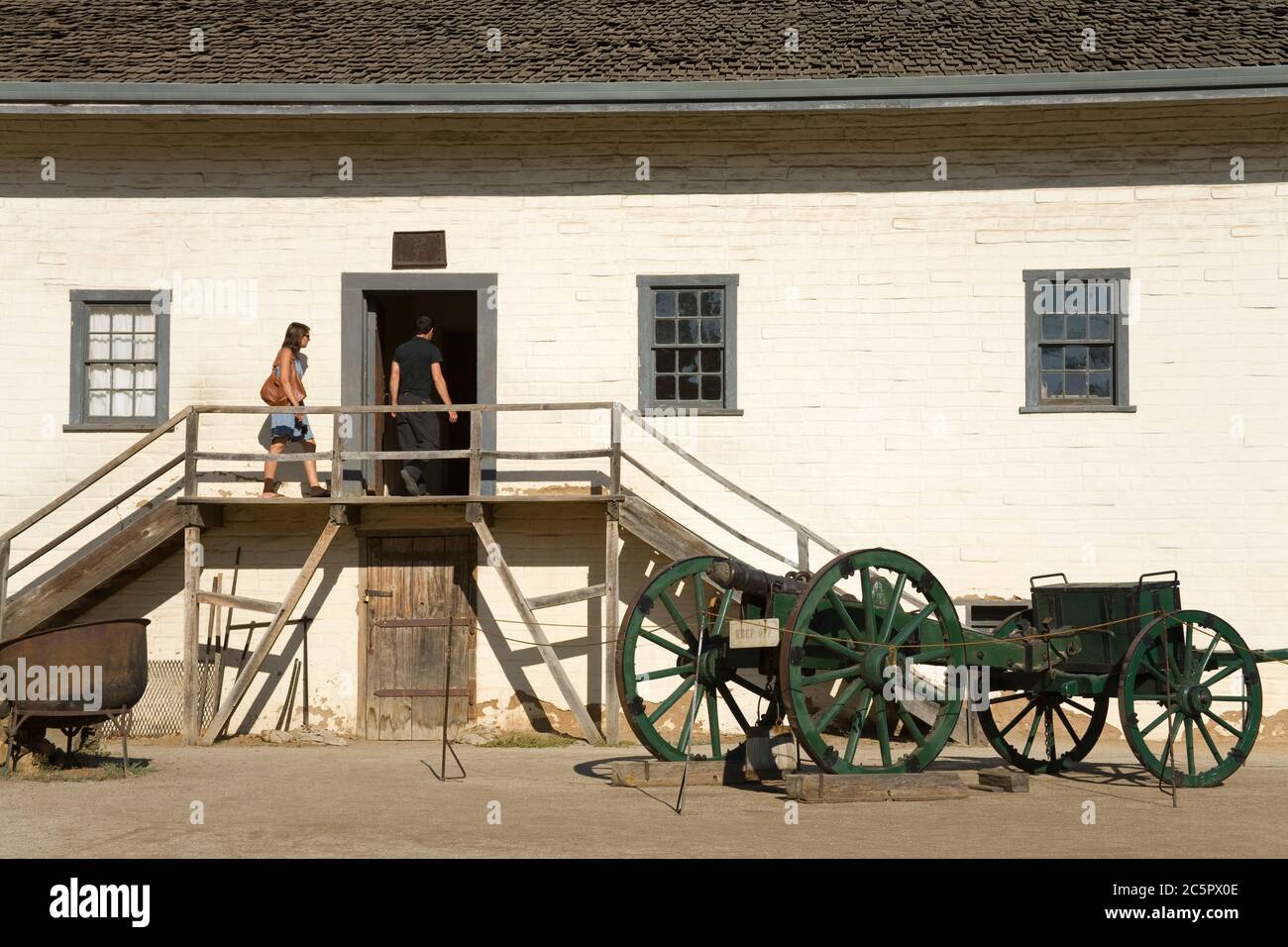 Sutter's fort old hi-res stock photography and images - Alamy