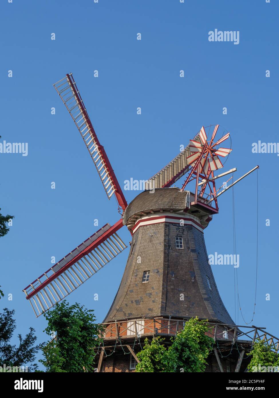 old windmill of bremen Stock Photo - Alamy