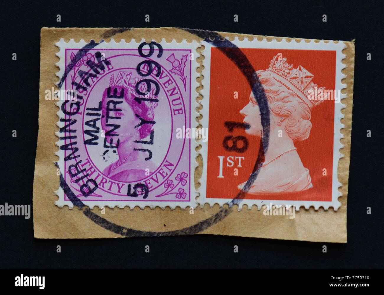 Decimal Wilding 37p stamp issued in 1998 - Wilding stamp in decimal ...