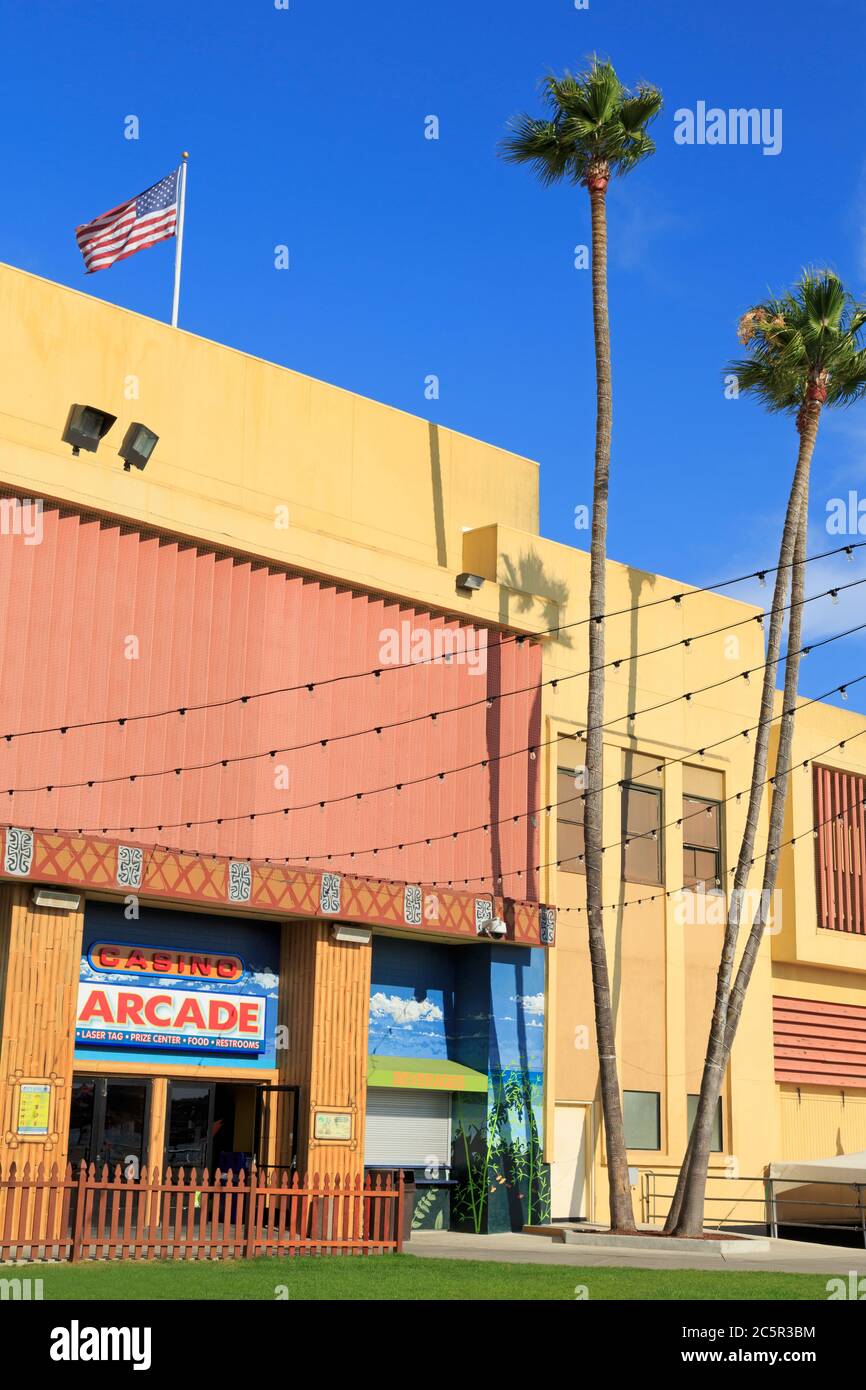 Boardwalk Arcade,Santa Cruz,California,USA Stock Photo - Alamy