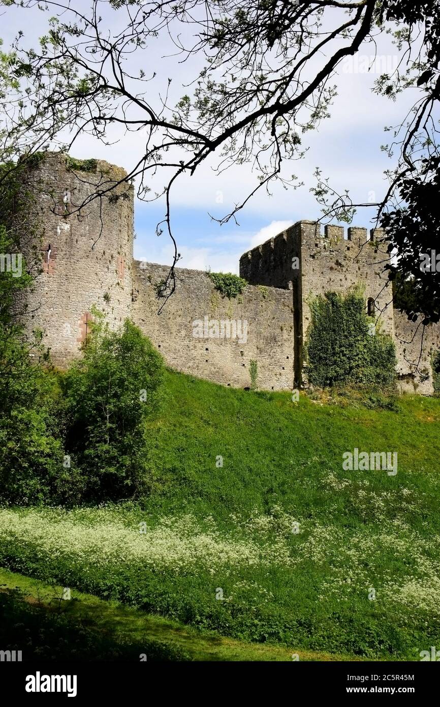 A Medieval castle circa 1067-1300 still partially intact after ...