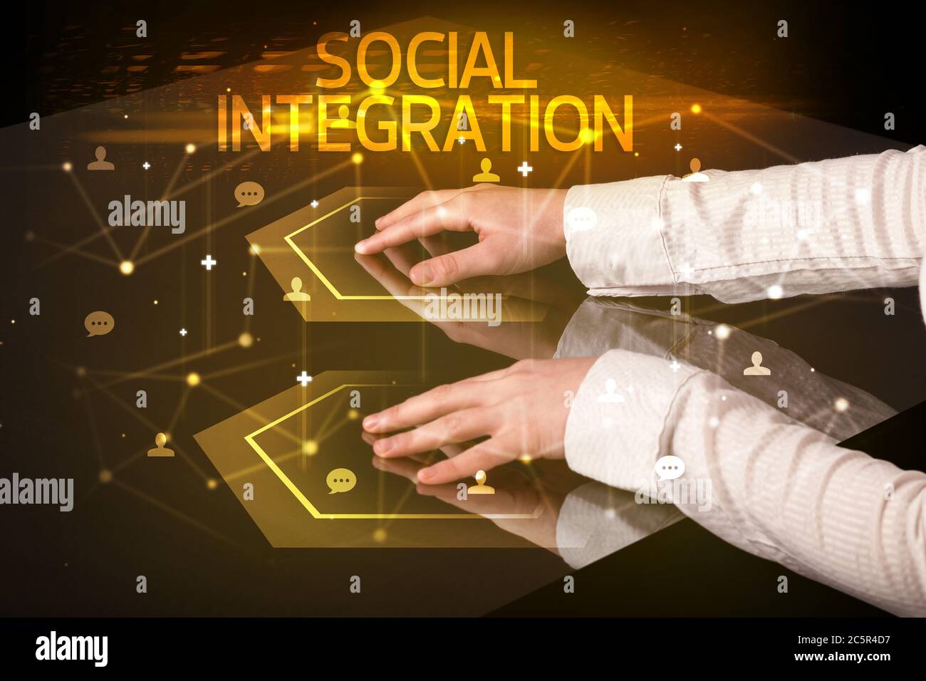 Navigating social networking with SOCIAL INTEGRATION inscription, new ...