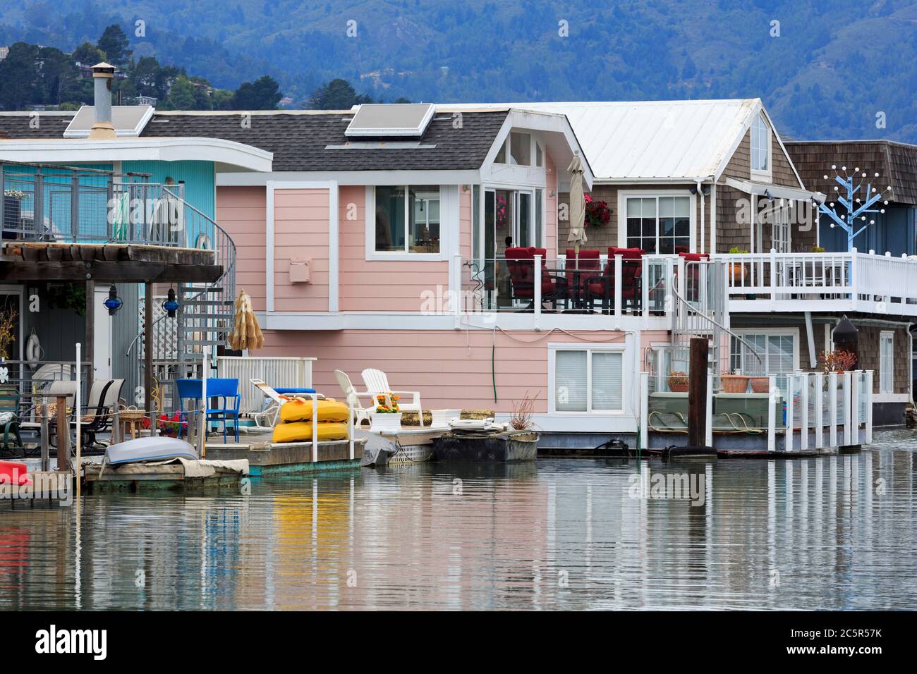 Sausalito houseboat hi-res stock photography and images - Alamy