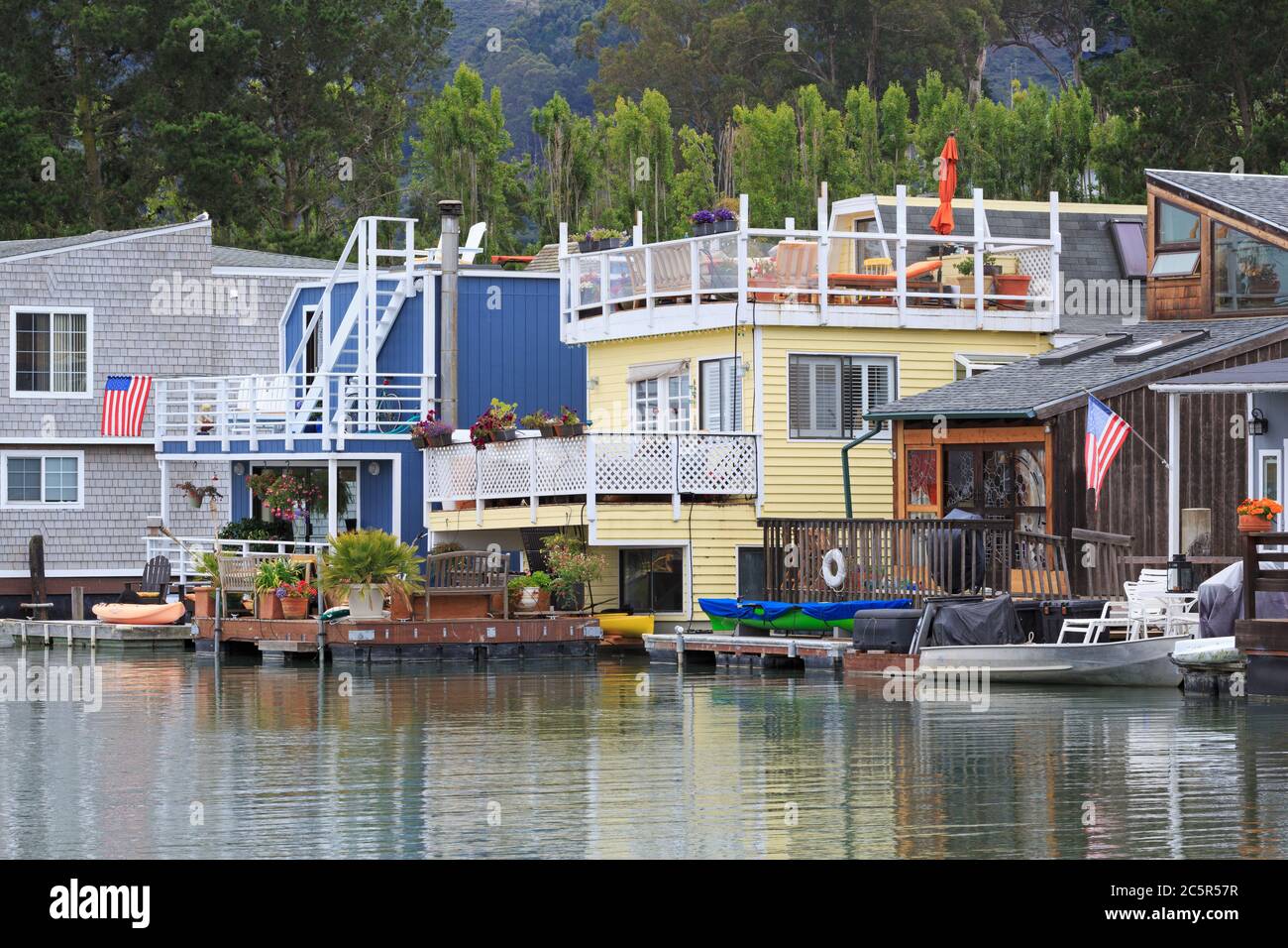 Sausalito houseboat hi-res stock photography and images - Alamy