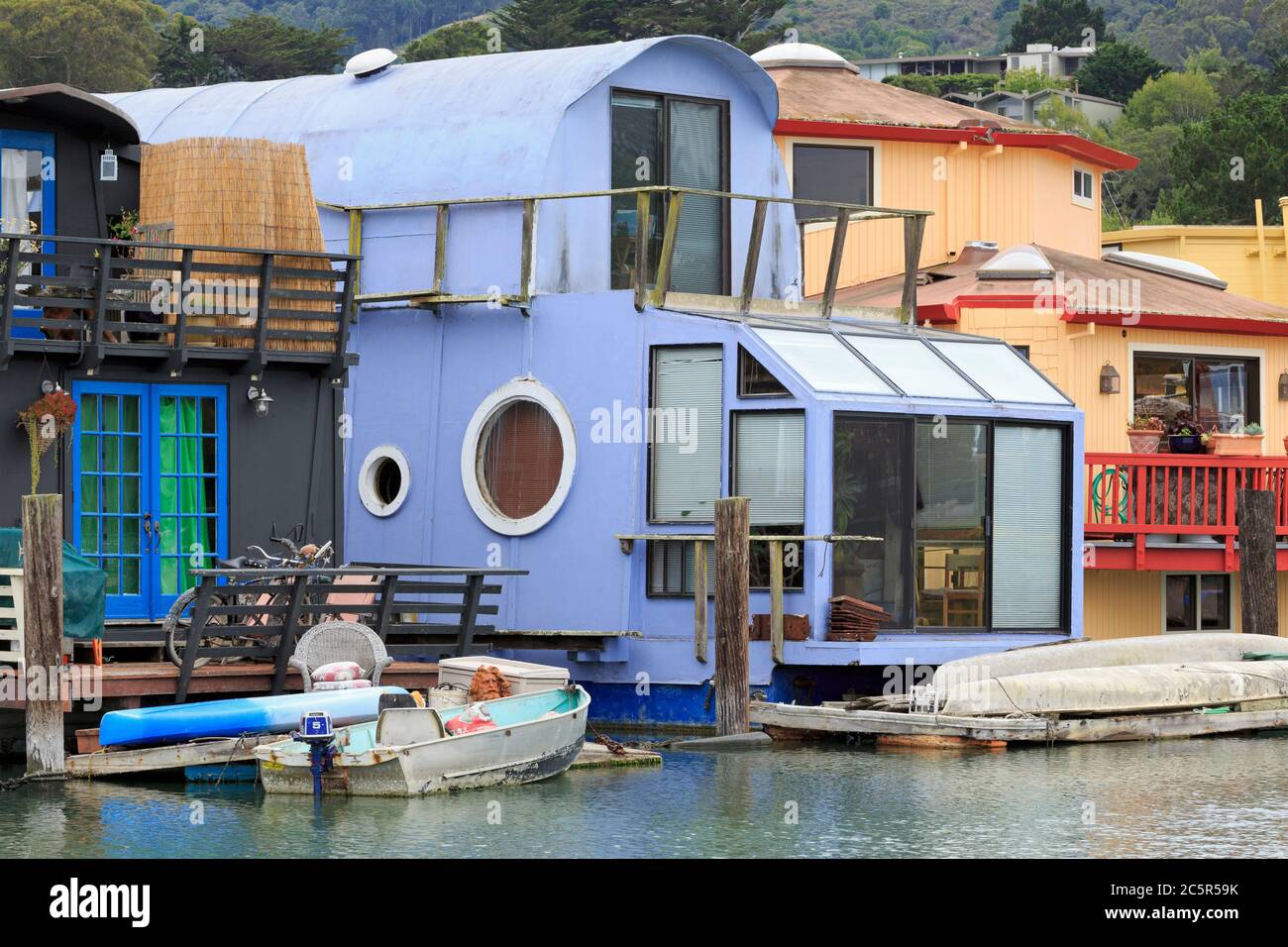 Sausalito houseboat hi-res stock photography and images - Alamy