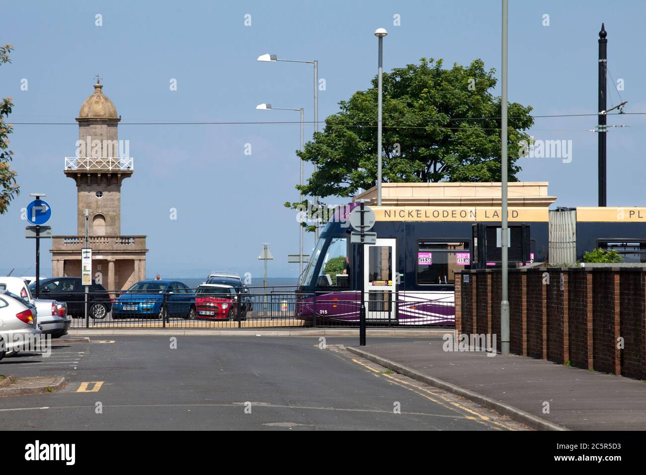 31/05/2014 Fleetwood Ferry. Blackpool & Fleetwood tramway Bombardier ...