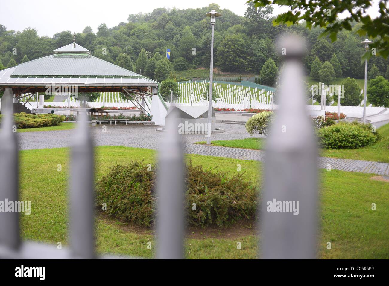 Srebrenica, Potocari, Bosnia-Herzegovina, June 01 2020: Srebrenica ...