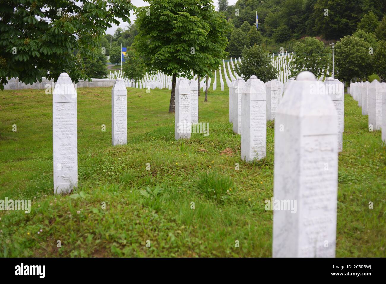 Srebrenica, Potocari, Bosnia-Herzegovina, June 01 2020: Srebrenica ...