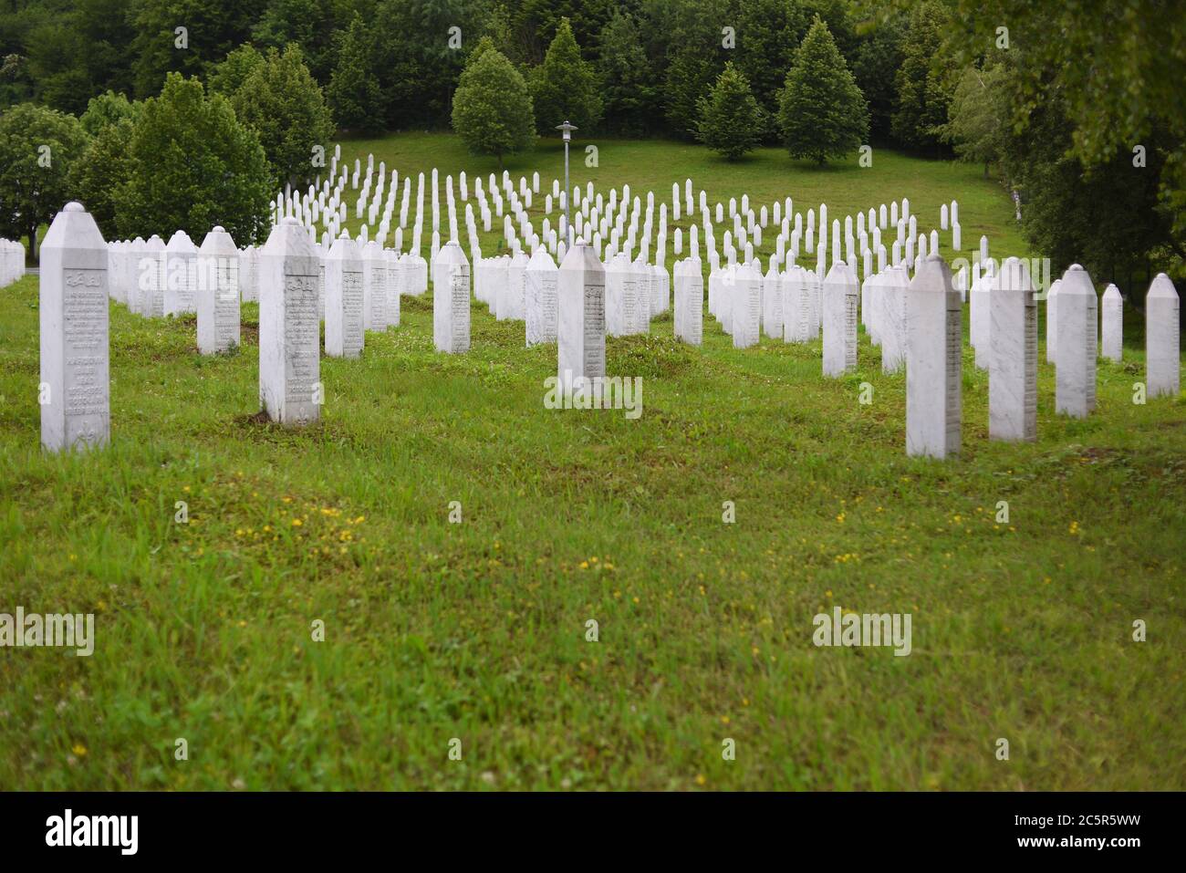 Srebrenica, Potocari, Bosnia-Herzegovina, June 01 2020: Srebrenica ...