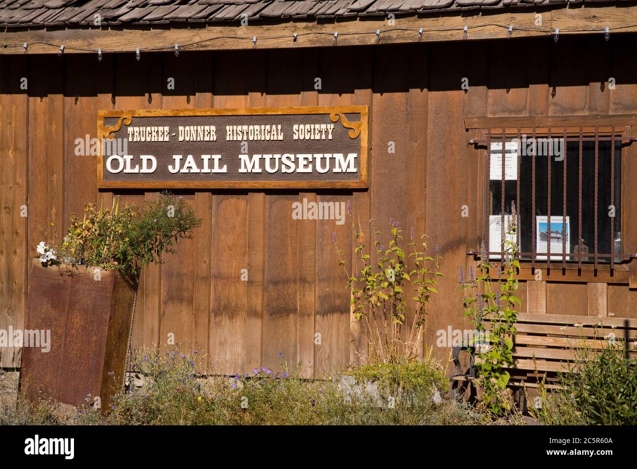 Old Jail Museum in Truckee, California, USA Stock Photo - Alamy