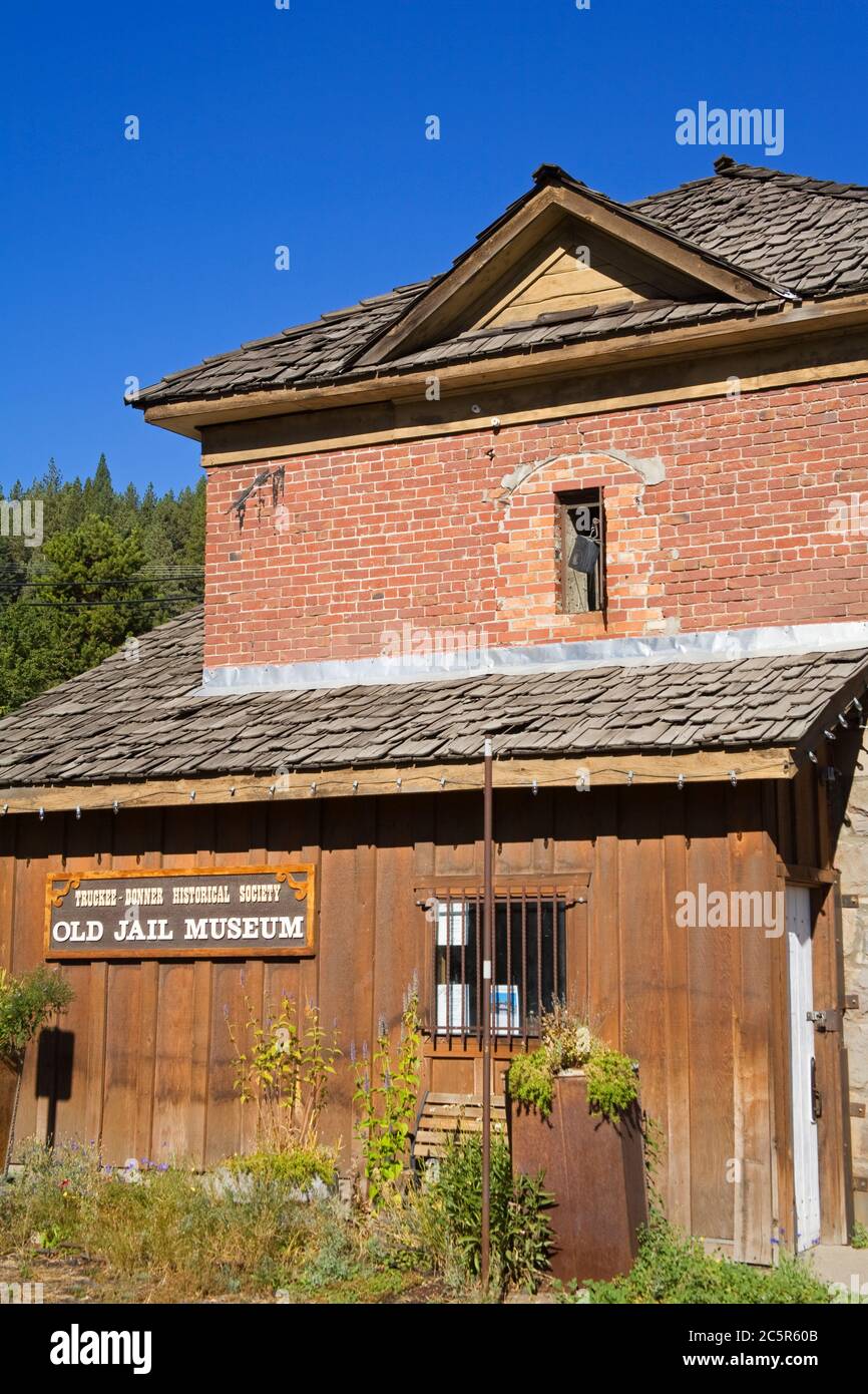 Old Jail Museum in Truckee, California, USA Stock Photo - Alamy