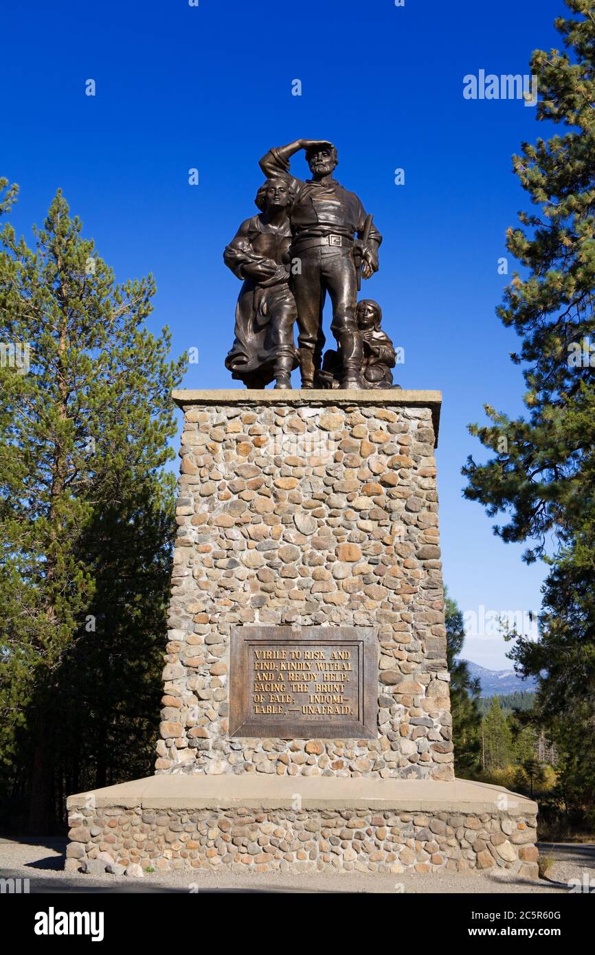 Donner Memorial in Truckee, California, USA Stock Photo - Alamy