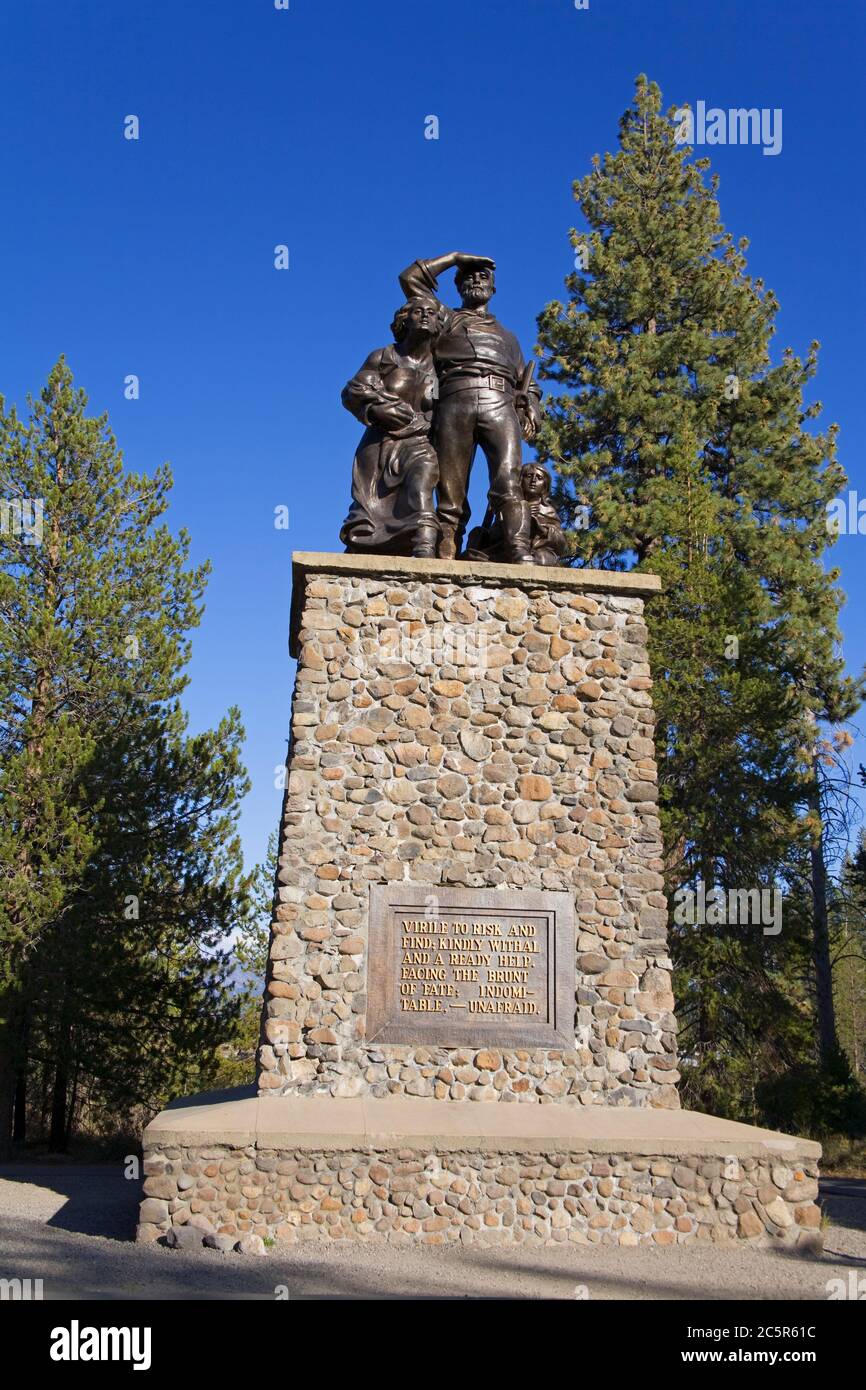 Donner pass memorial hi-res stock photography and images - Alamy
