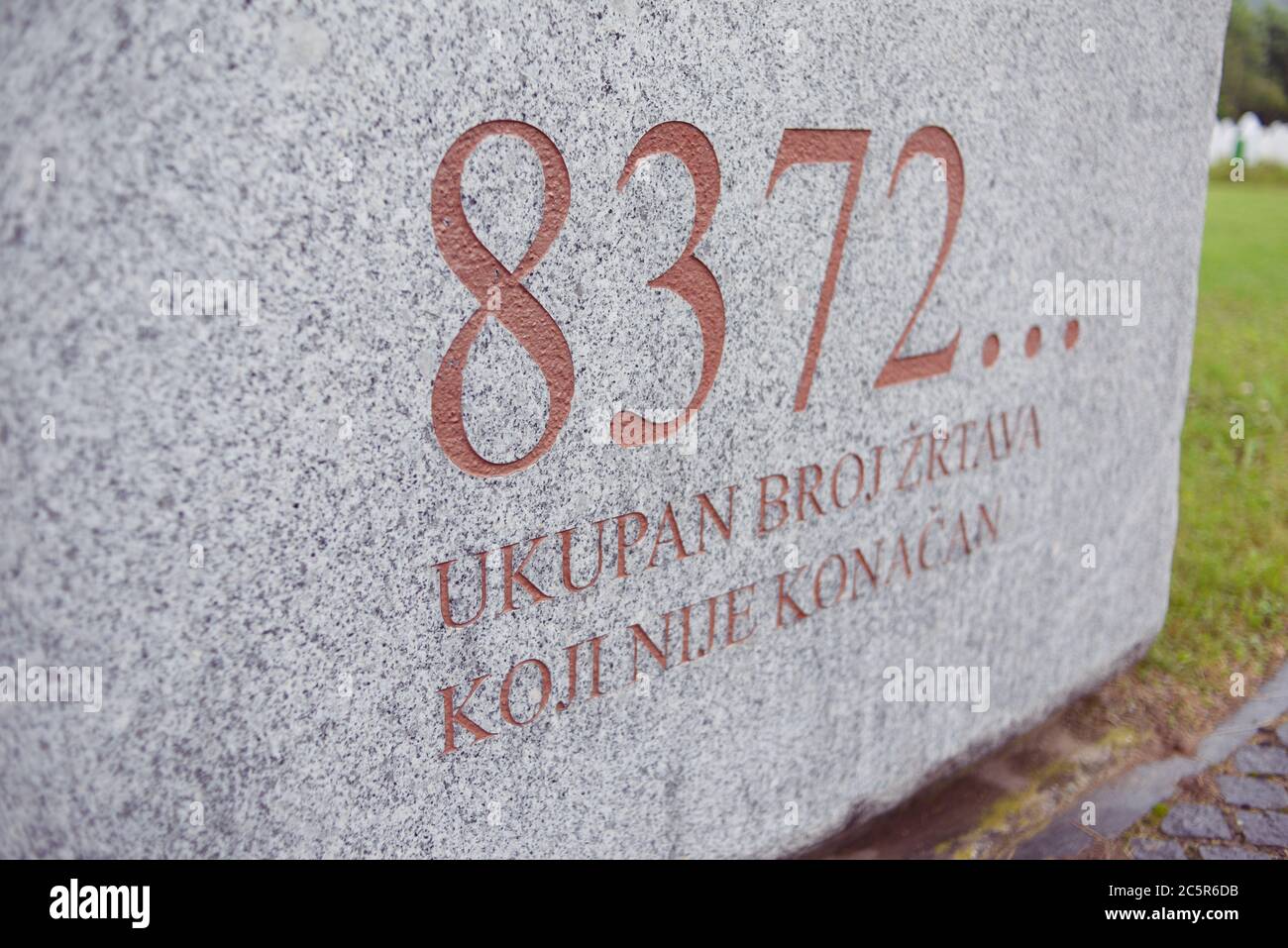 Srebrenica, Potocari, Bosnia-Herzegovina, June 01 2020: Srebrenica ...
