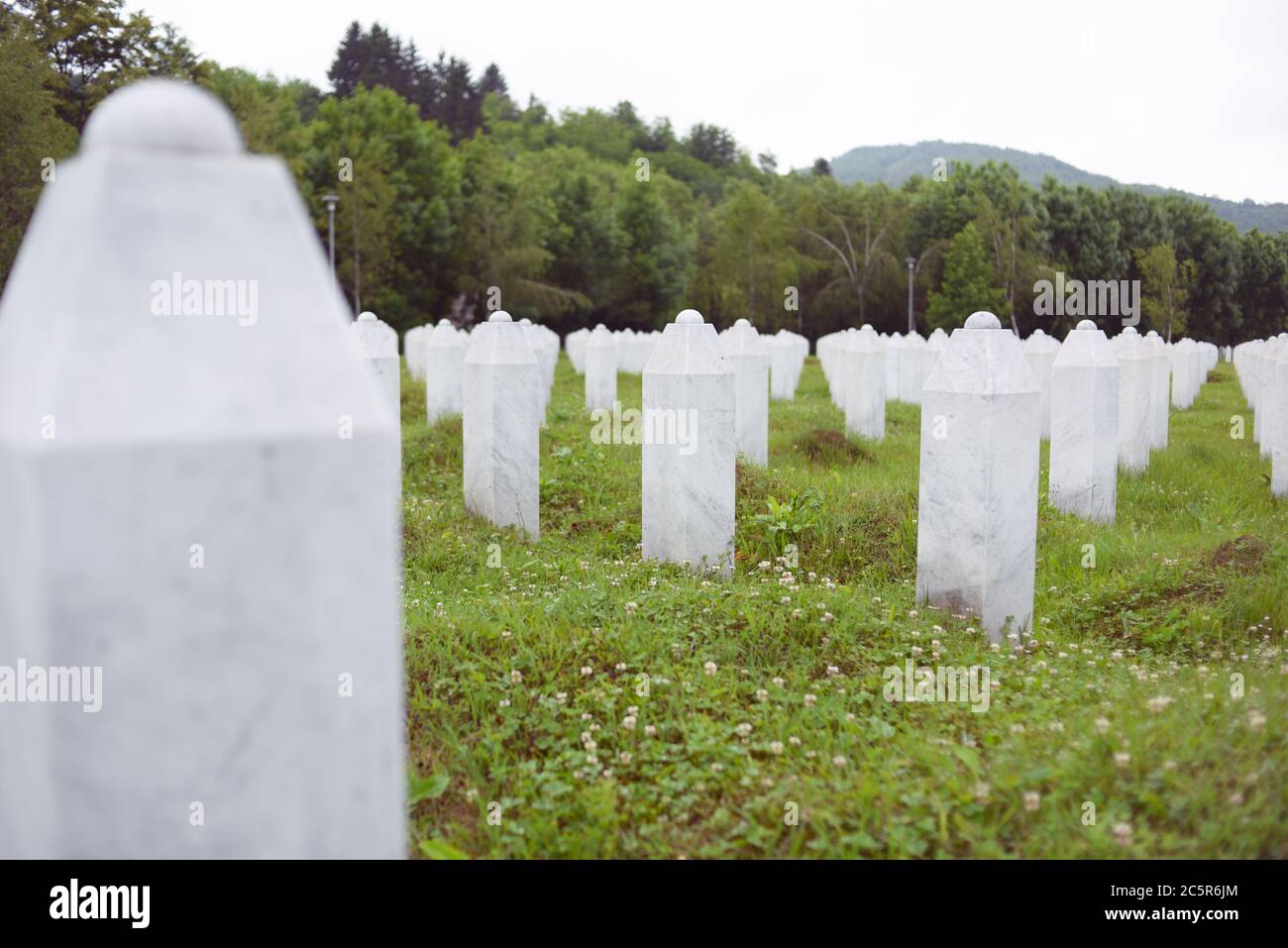 Srebrenica, Potocari, Bosnia-Herzegovina, June 01 2020: Srebrenica ...