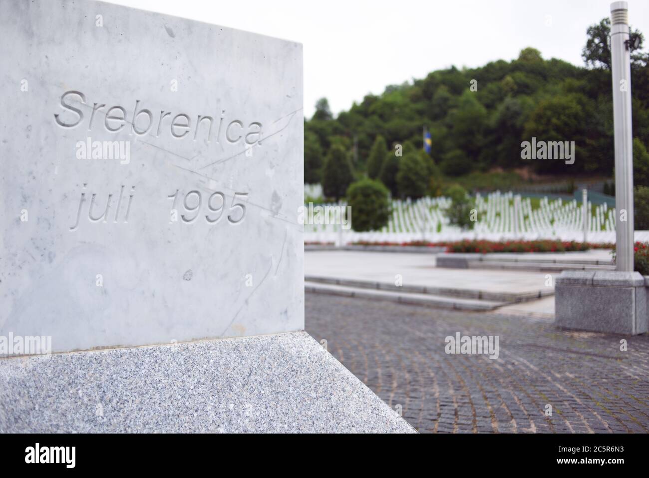 Srebrenica, Potocari, Bosnia-Herzegovina, June 01 2020: Srebrenica ...