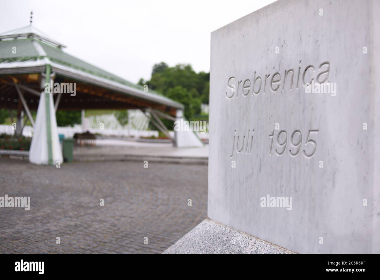 Srebrenica, Potocari, Bosnia-Herzegovina, June 01 2020: Srebrenica ...