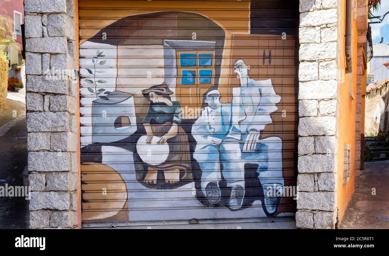 Famous murals of orgosolo hi-res stock photography and images - Alamy