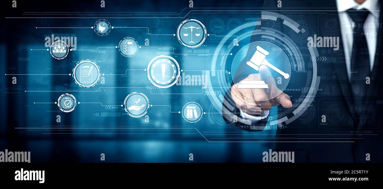 Compliance rule law and regulation graphic interface for business ...