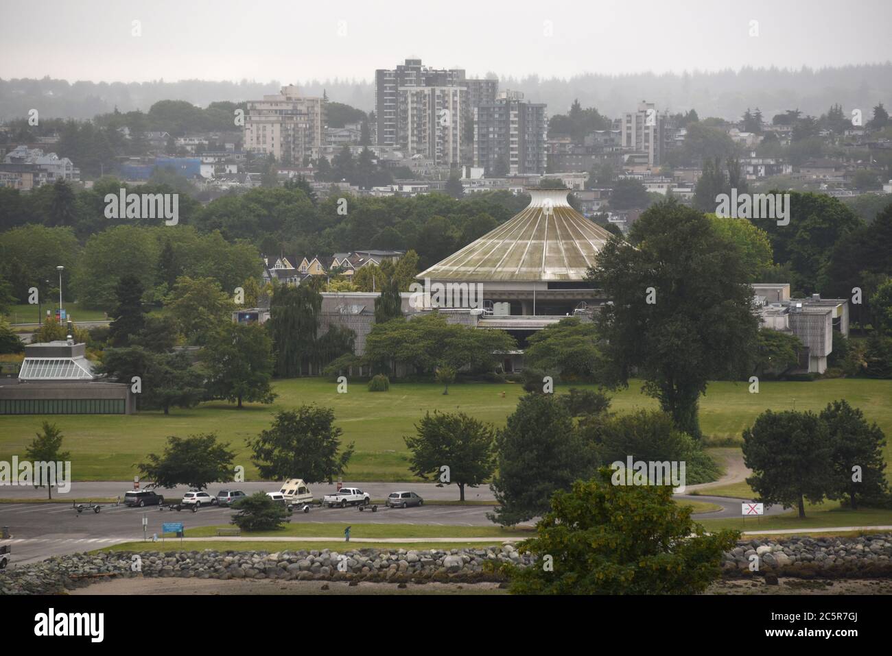 A view to Vanier Park and the H.R. MacMillan Space Centre and ...