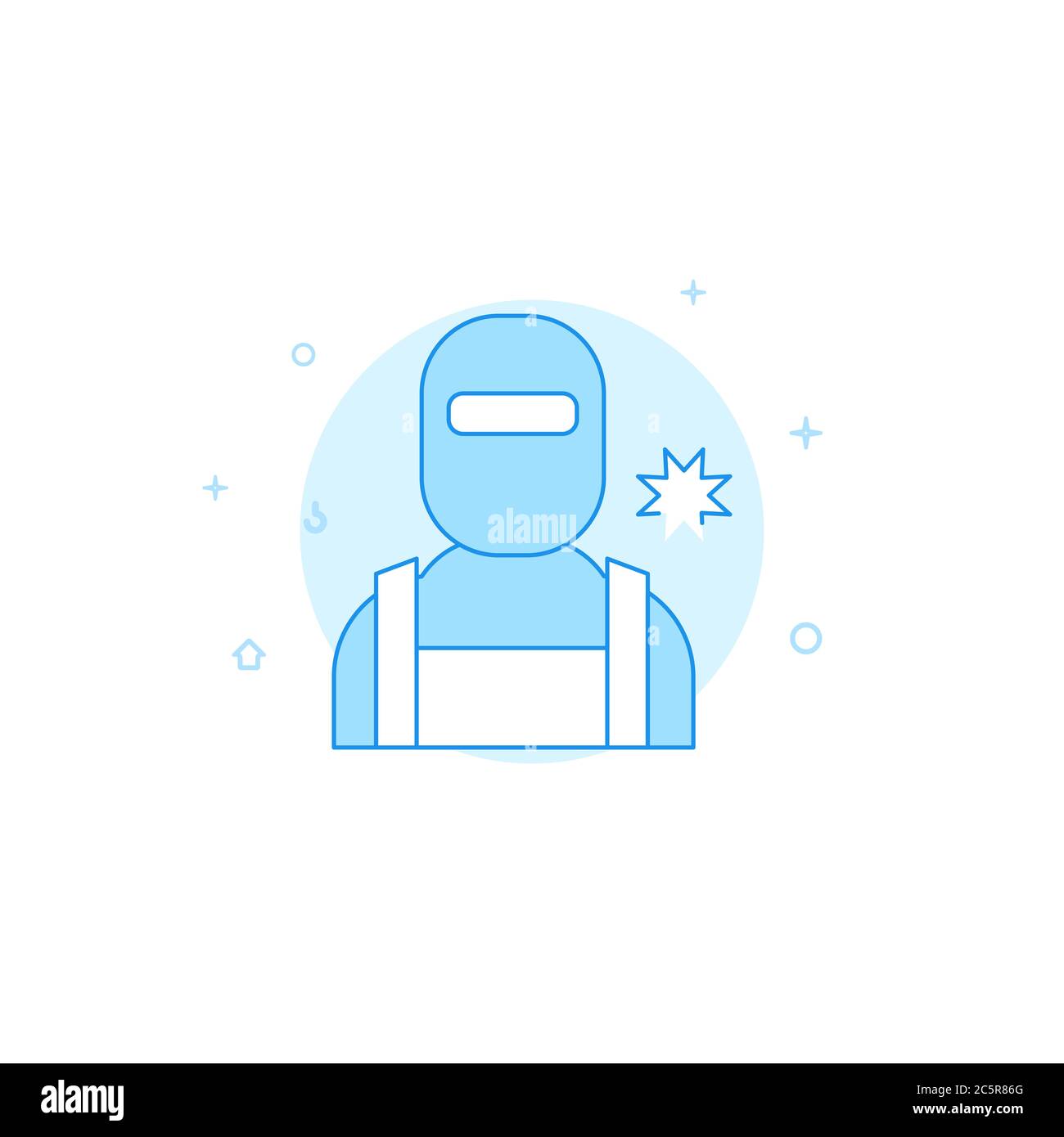 Welder illustration icon hi-res stock photography and images - Alamy