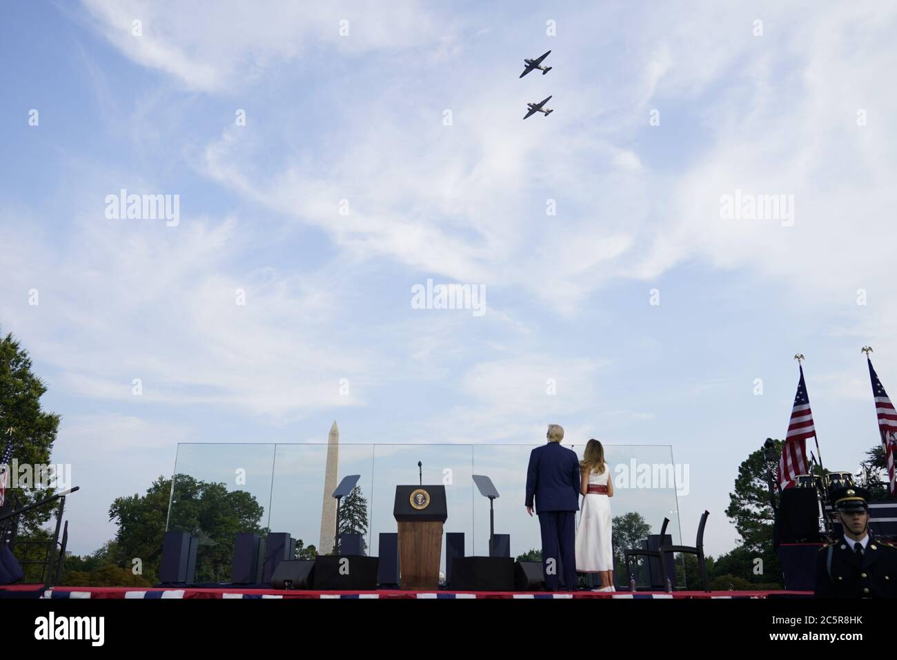 Washington, United States. 04th July, 2020. President Donald Trump and ...
