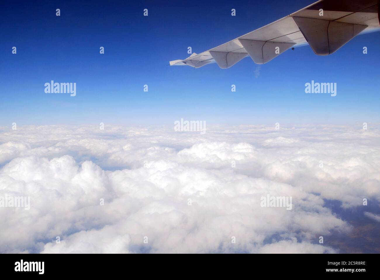 Airplane wing top view hi-res stock photography and images - Alamy