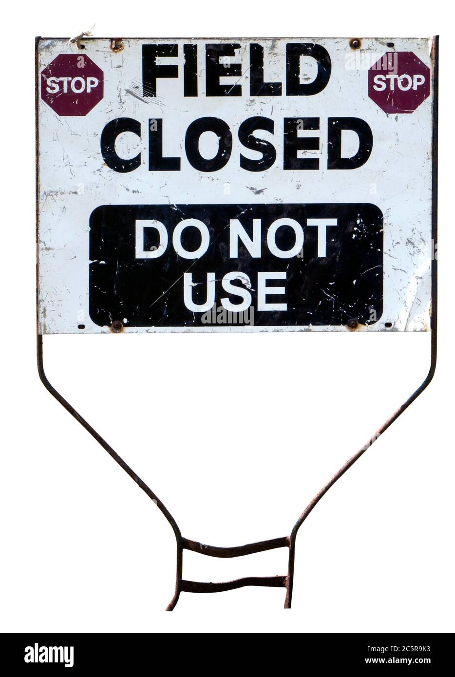 Field closed sign Cut Out Stock Images & Pictures - Alamy