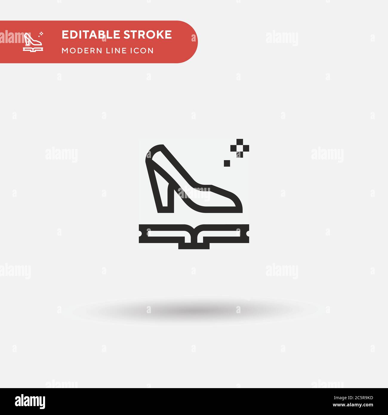 Cinderella Simple vector icon. Illustration symbol design template for ...