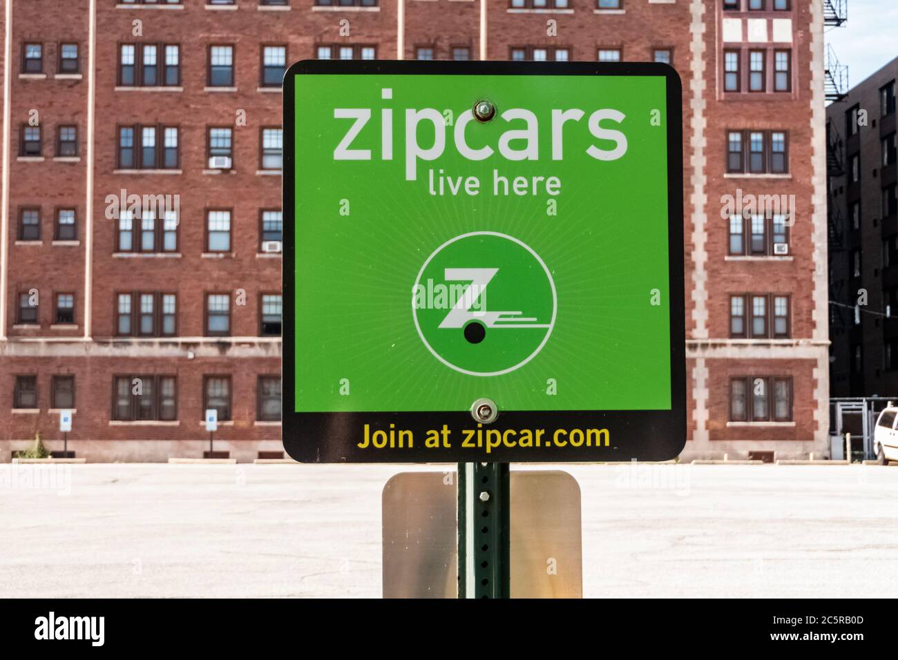 Zipcar parking lot hi-res stock photography and images - Alamy