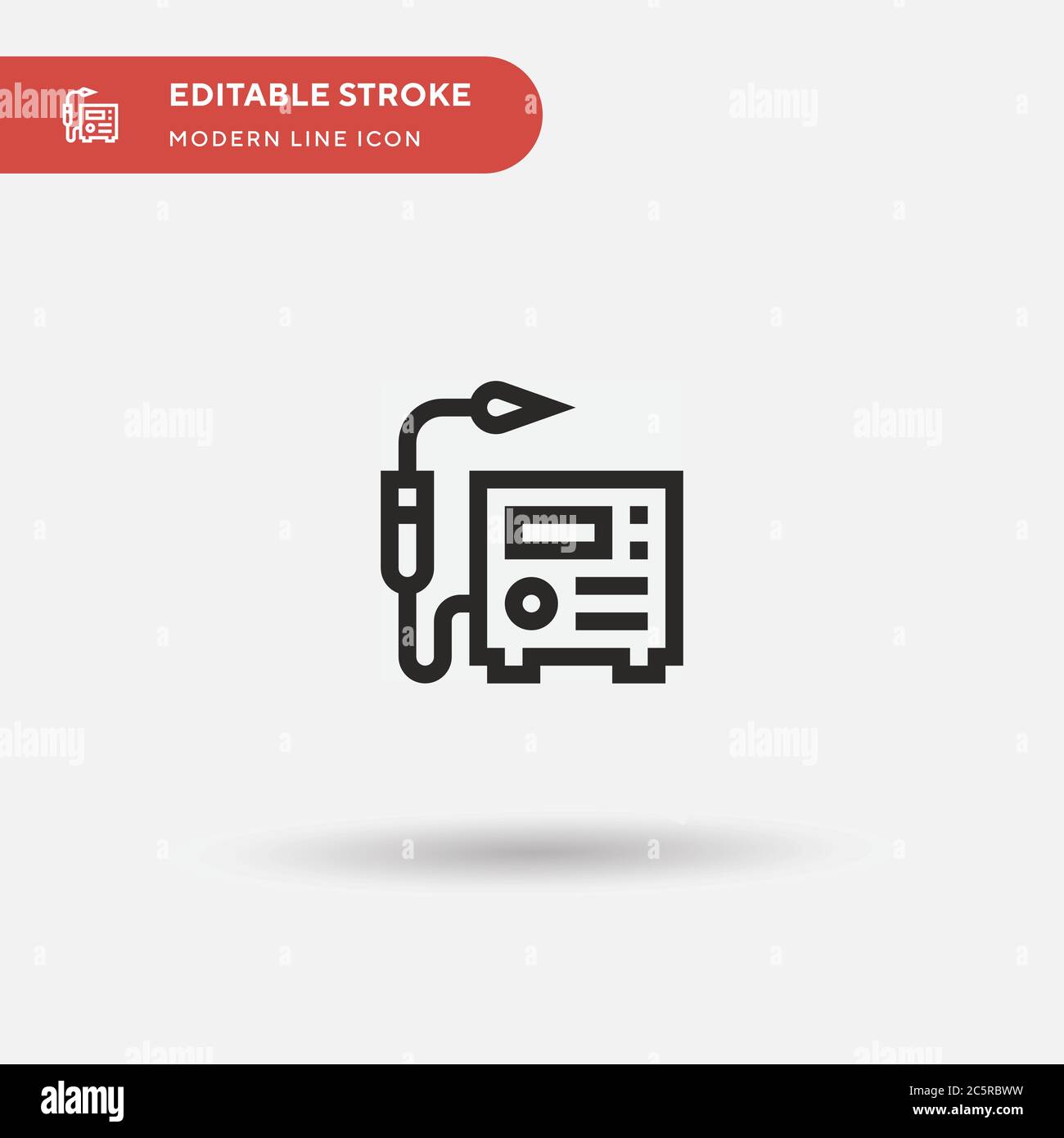 Welding Simple vector icon. Illustration symbol design template for web ...