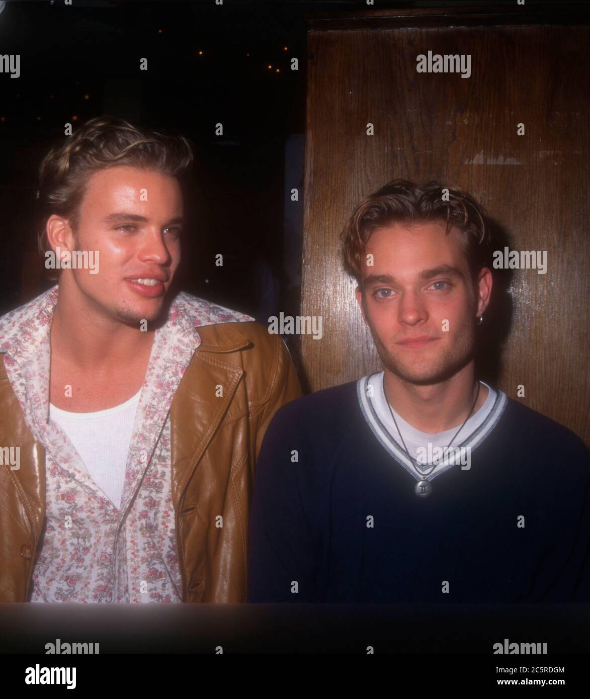 Los Angeles, California, USA 4th December 1995 Actor Wade Carpenter and ...