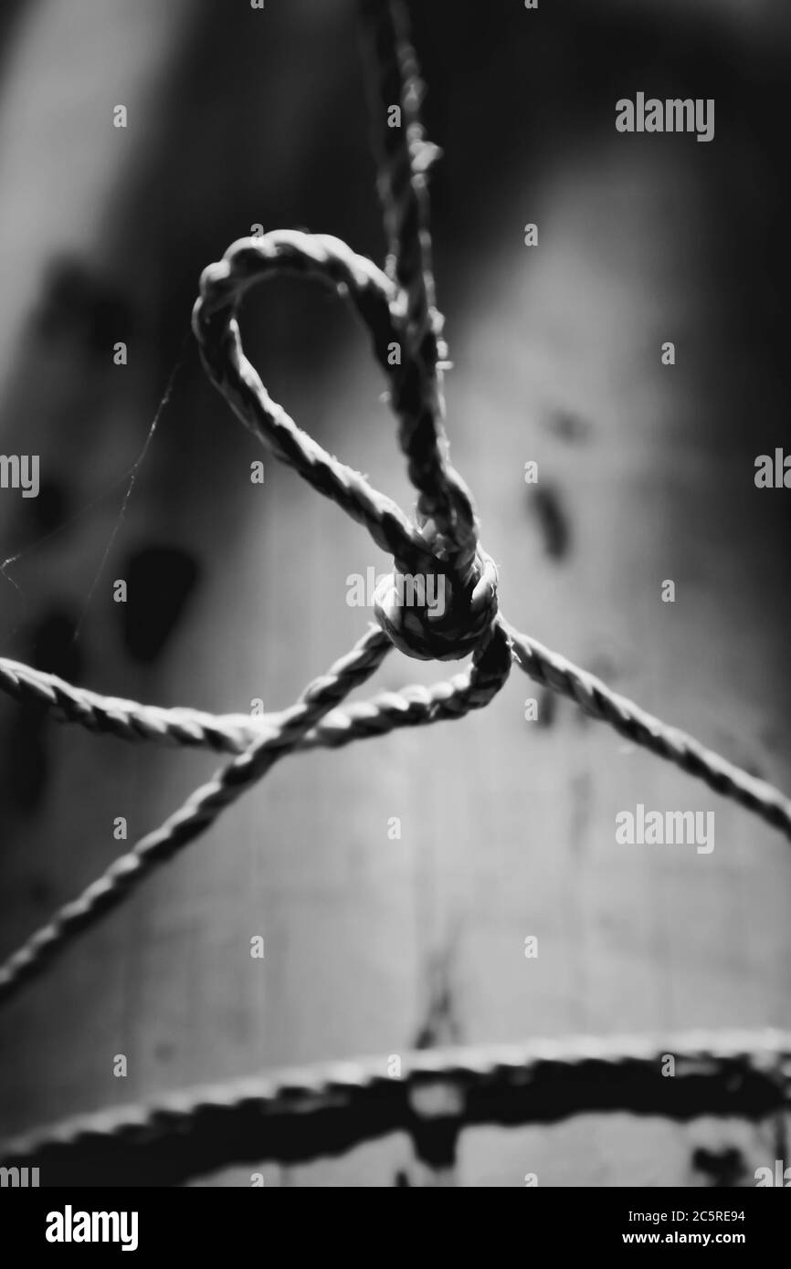 Loop rope Black and White Stock Photos & Images - Alamy
